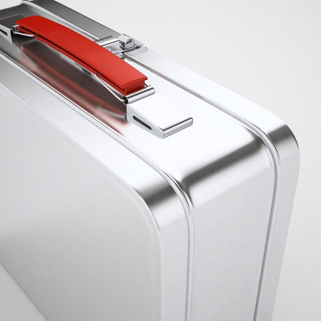 3D Metal Lunch Box Model - TurboSquid 1155405