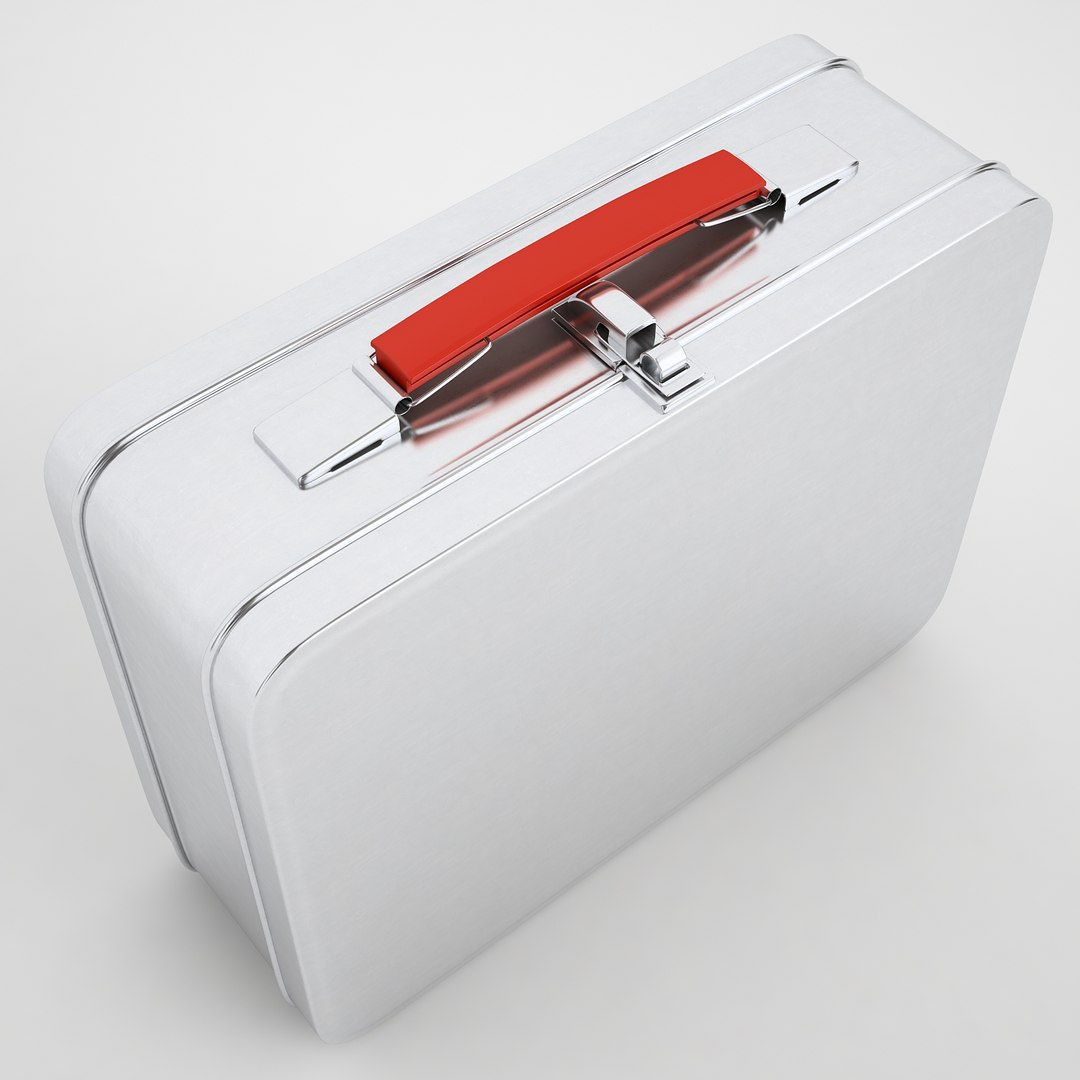 3D Metal Lunch Box Model - TurboSquid 1155405