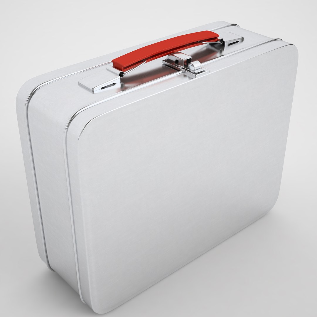 3D Metal Lunch Box Model - TurboSquid 1155405