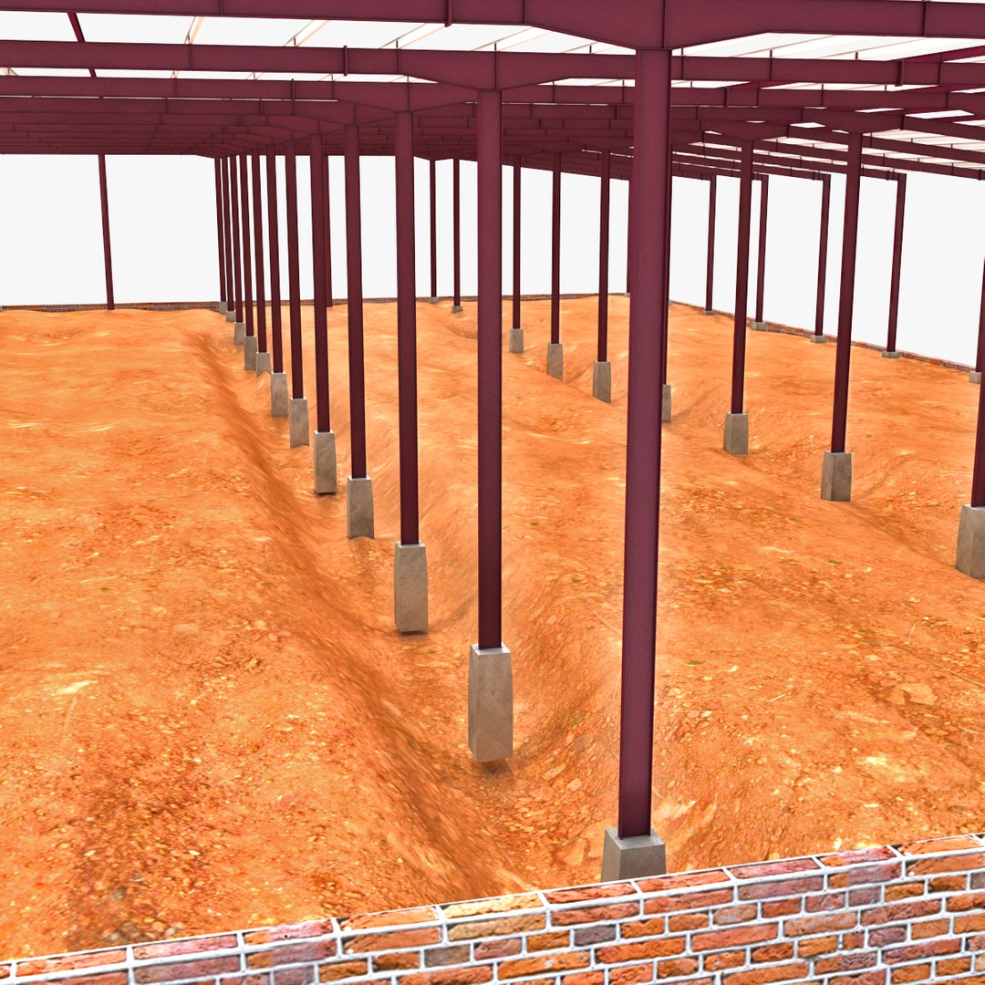 3d Building Steel Frame