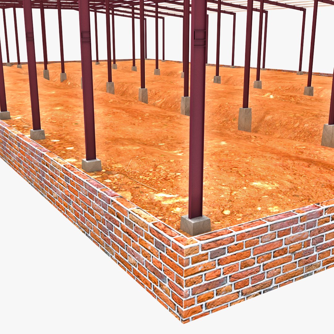 3d Building Steel Frame