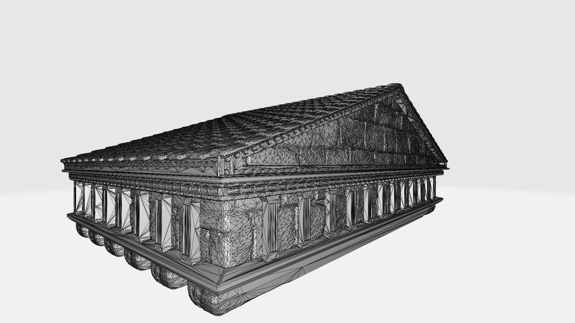 3D Model Greek Ancient Palace - TurboSquid 1687361