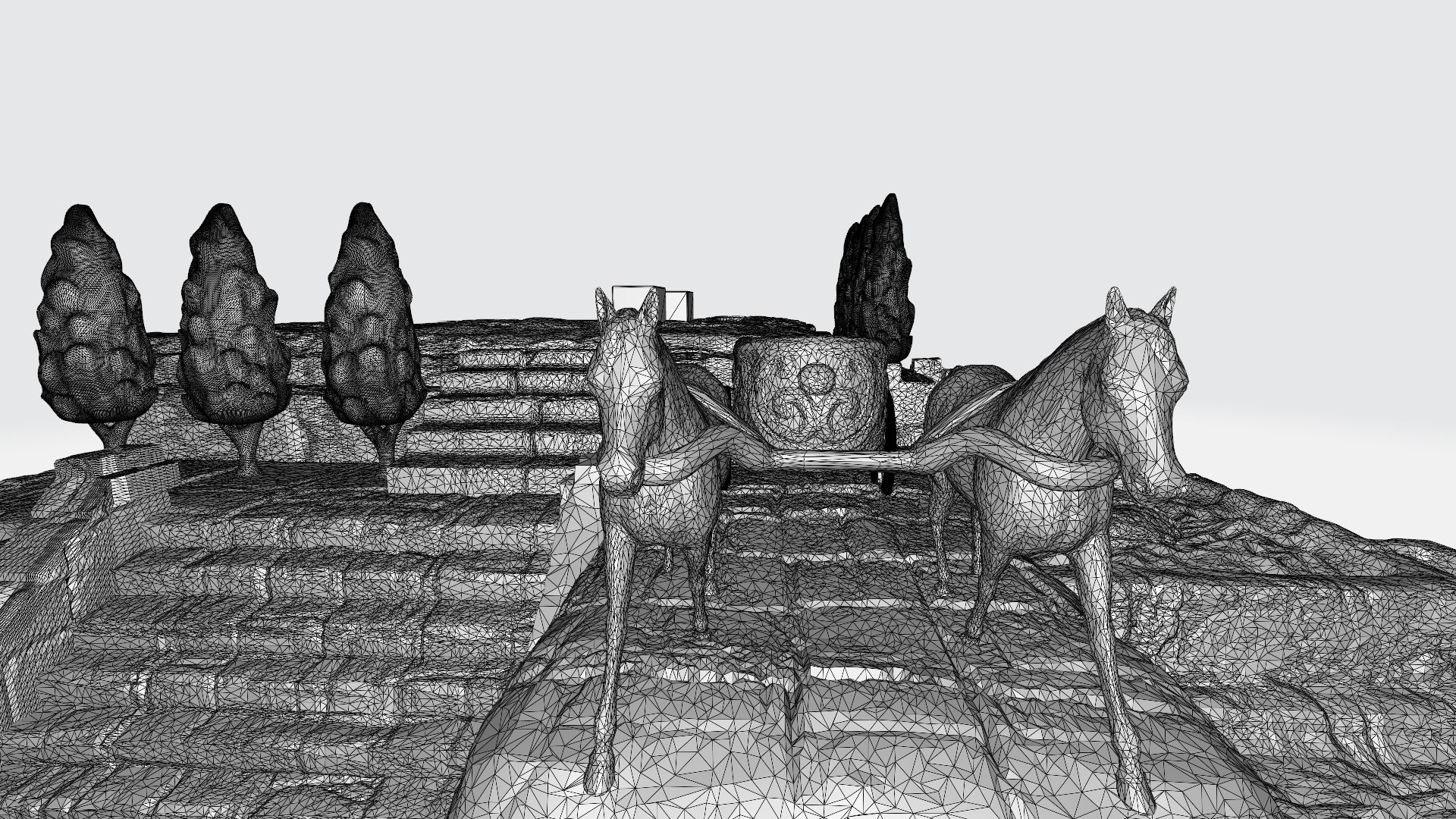 3D Model Greek Ancient Palace - TurboSquid 1687361