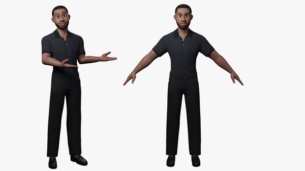 3D Stylized Man - TurboSquid 1947225