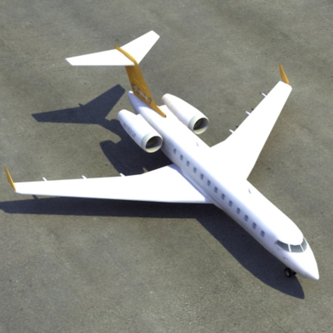 bombardier global 5000 jet 3d model
