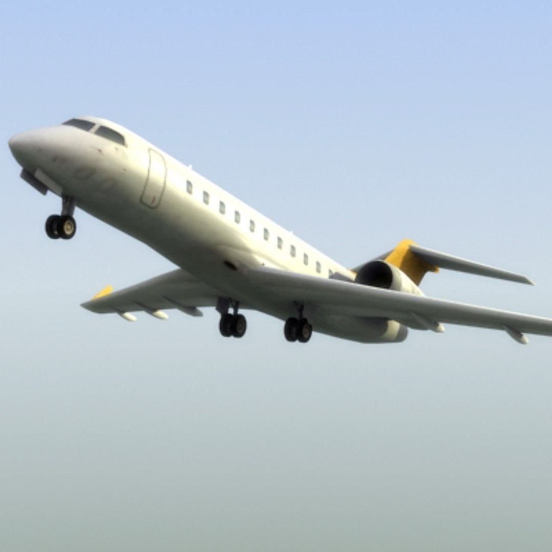 bombardier global 5000 jet 3d model