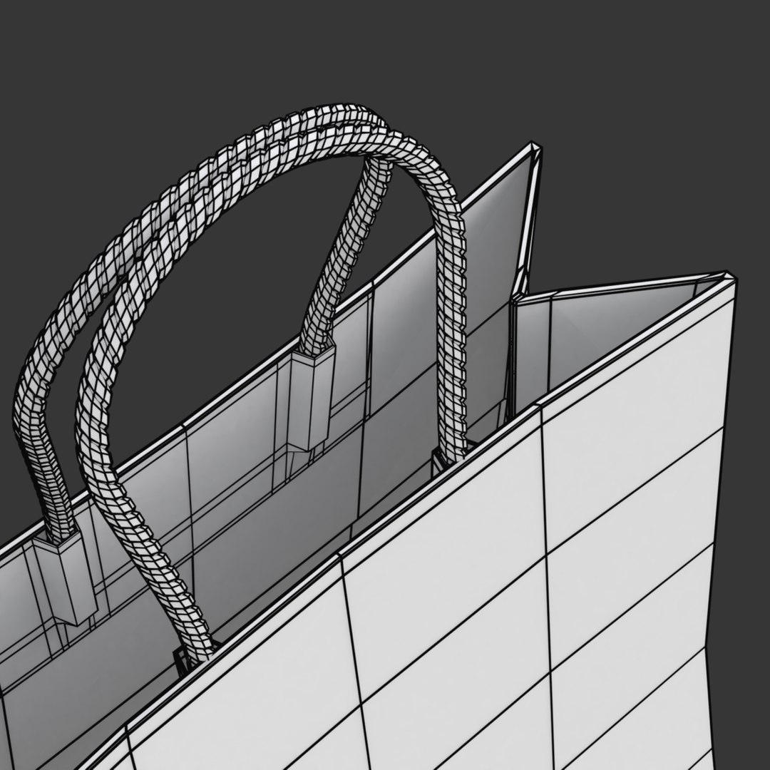 Bag shopping model - TurboSquid 1301149