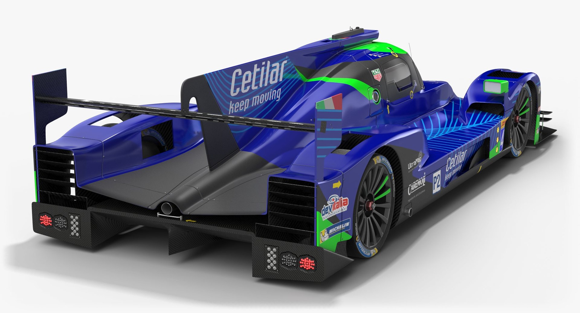 Dallara P217 Cetilar Racing WEC LMP2 Season 2019 2020 3D - TurboSquid ...