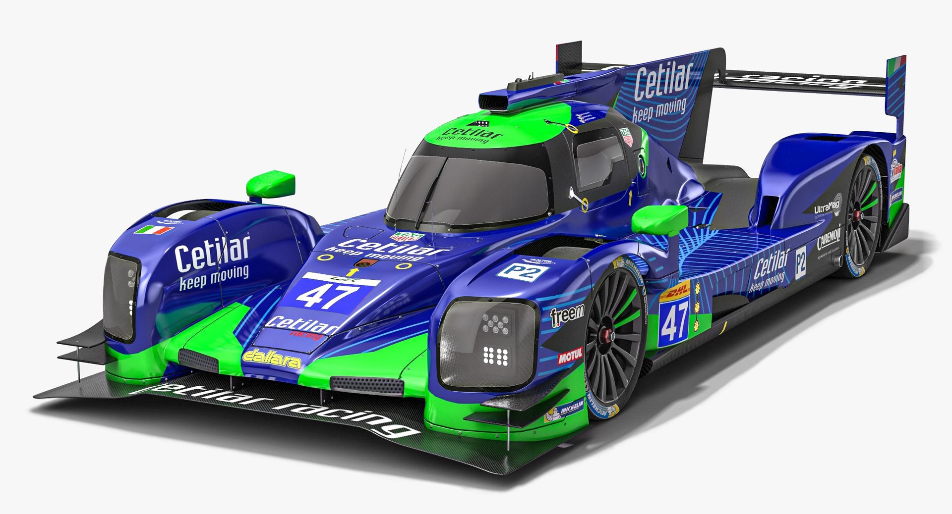 Dallara P217 Cetilar Racing WEC LMP2 Season 2019 2020 3D - TurboSquid ...