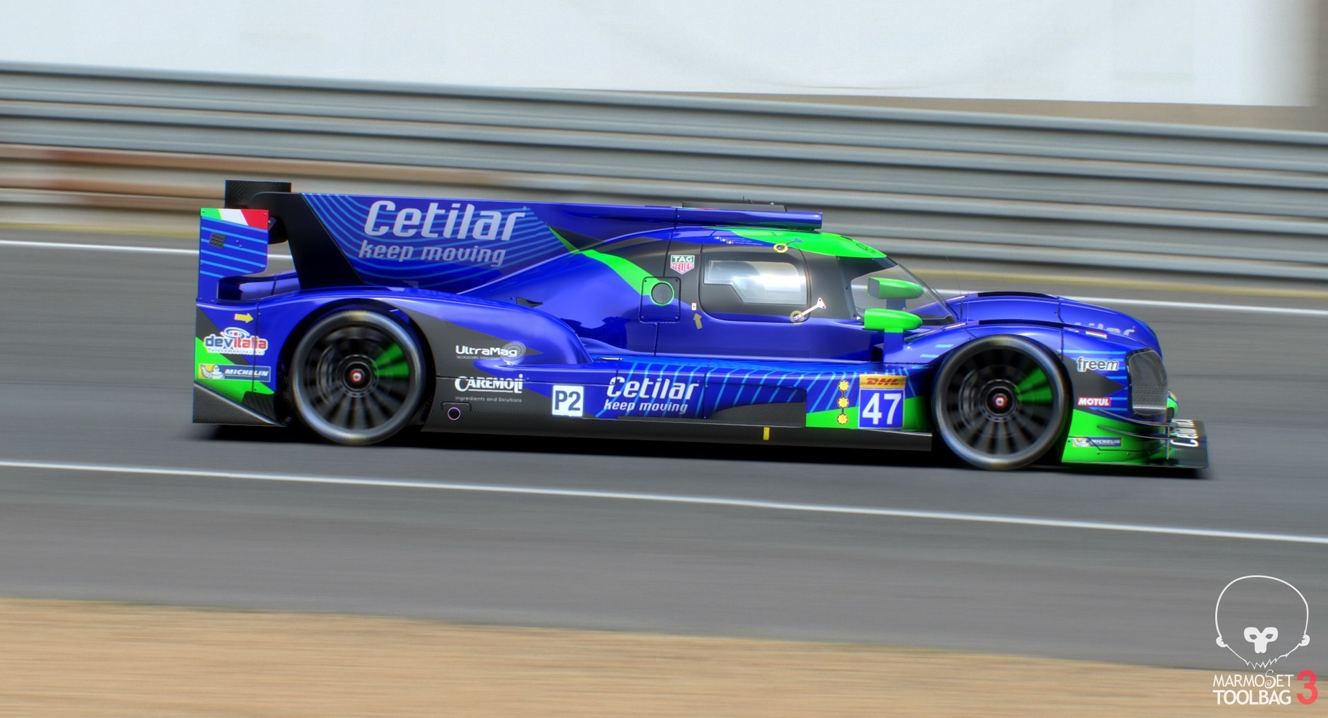 Dallara P217 Cetilar Racing WEC LMP2 Season 2019 2020 3D - TurboSquid ...