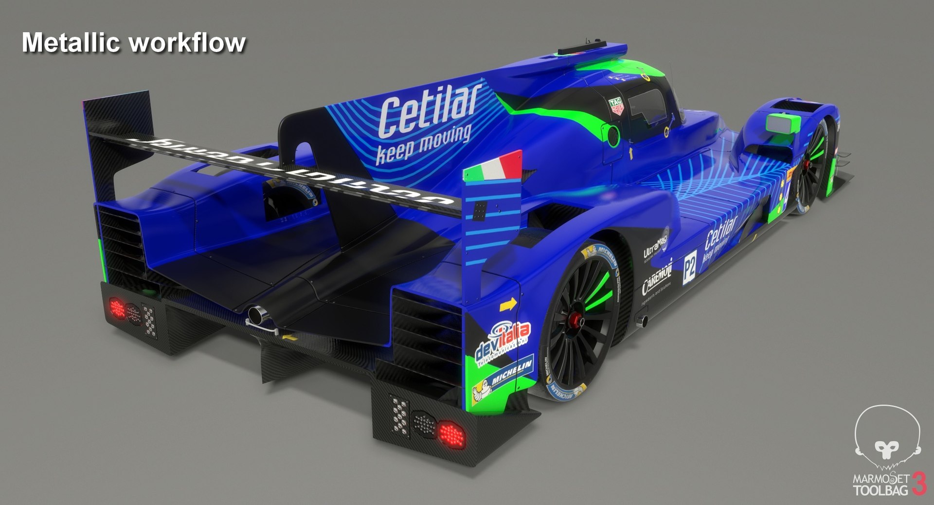 Dallara P217 Cetilar Racing WEC LMP2 Season 2019 2020 3D - TurboSquid ...