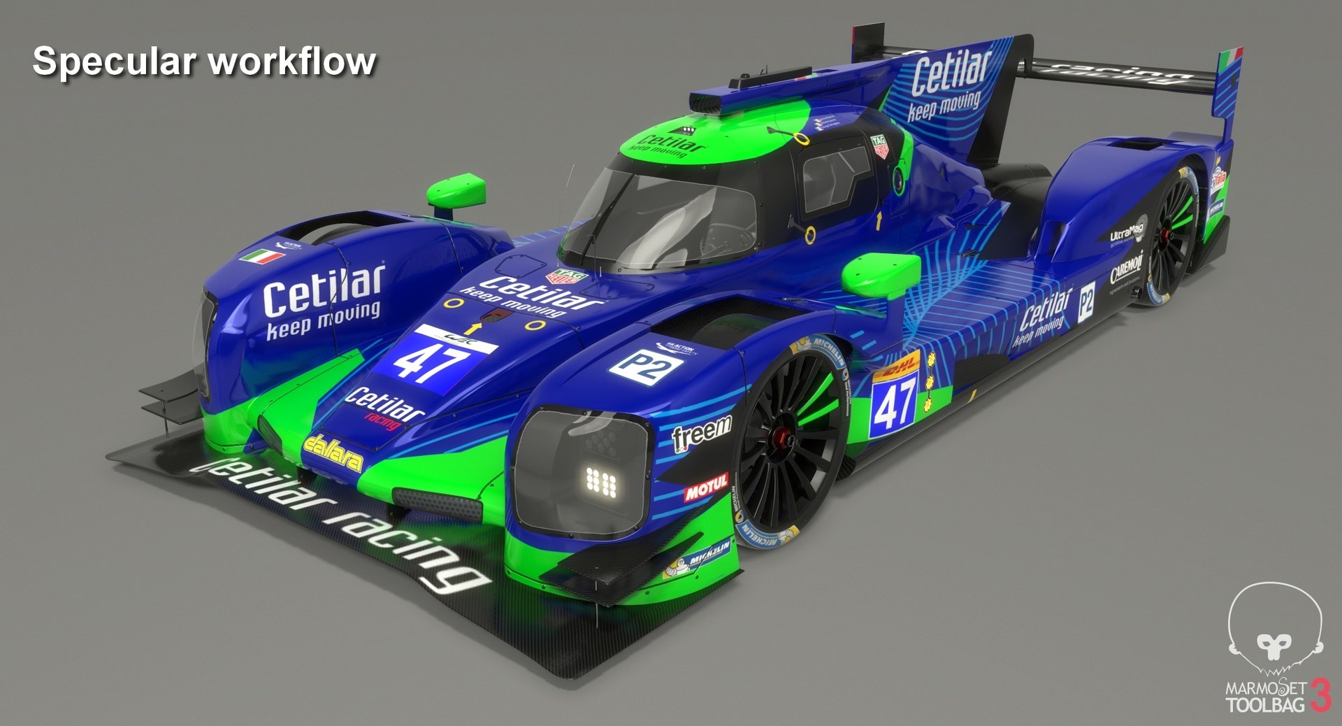 Dallara P217 Cetilar Racing WEC LMP2 Season 2019 2020 3D - TurboSquid ...