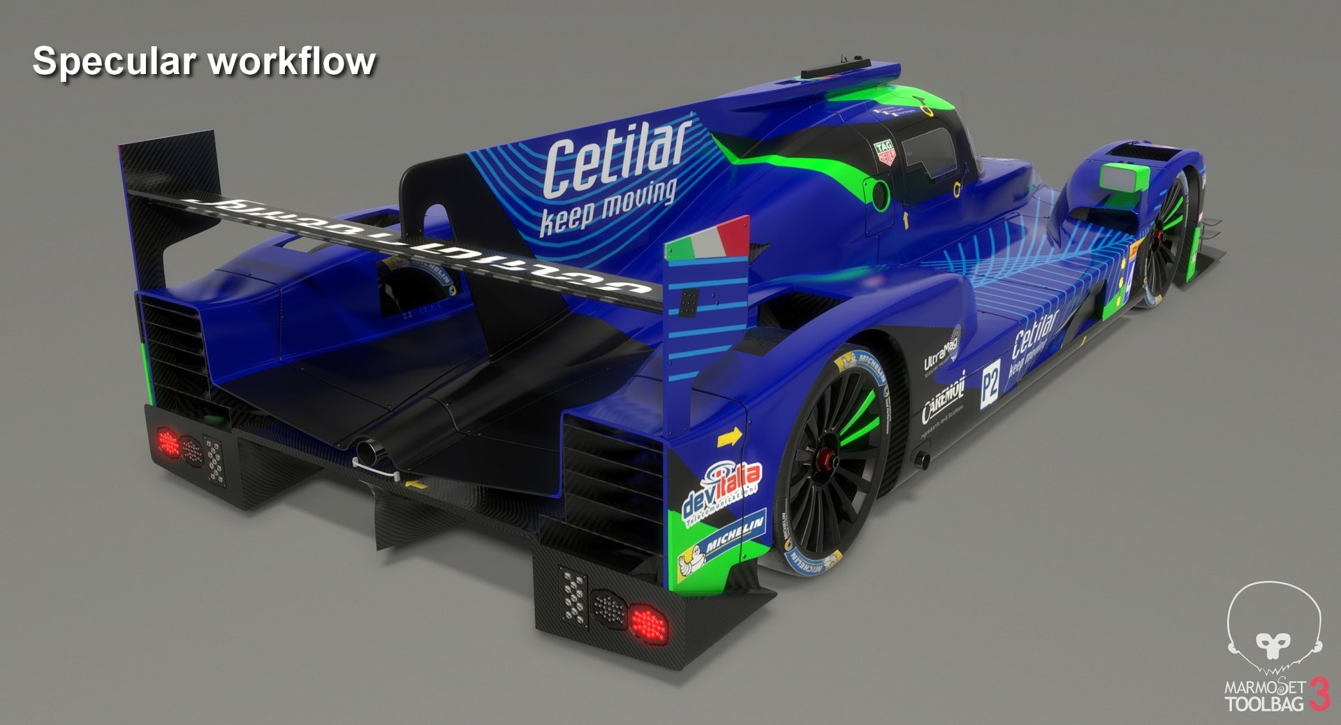 Dallara P217 Cetilar Racing WEC LMP2 Season 2019 2020 3D - TurboSquid ...