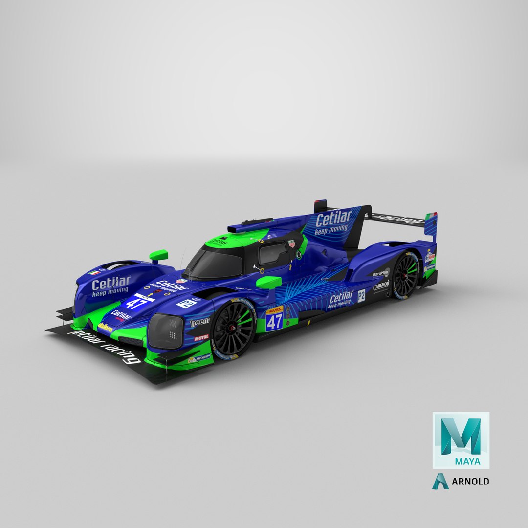 Dallara P217 Cetilar Racing WEC LMP2 Season 2019 2020 3D - TurboSquid ...