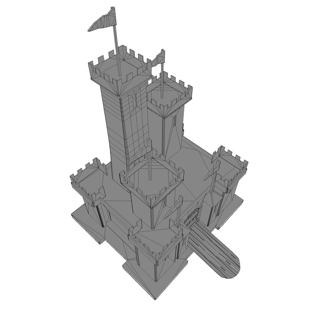 cardboard castle dxf