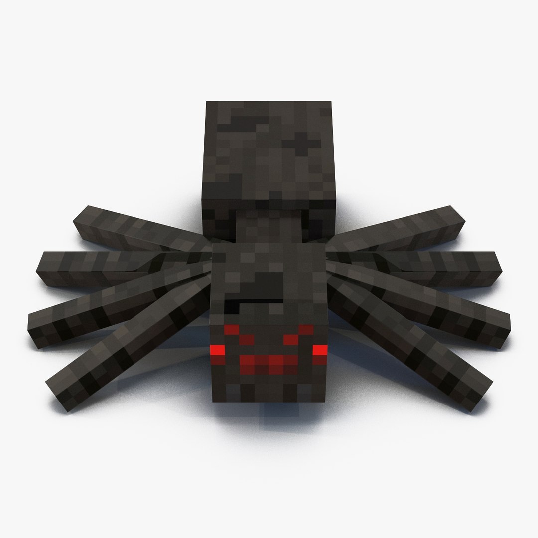 Minecraft Spider Rigged 3D Model - TurboSquid 1503504