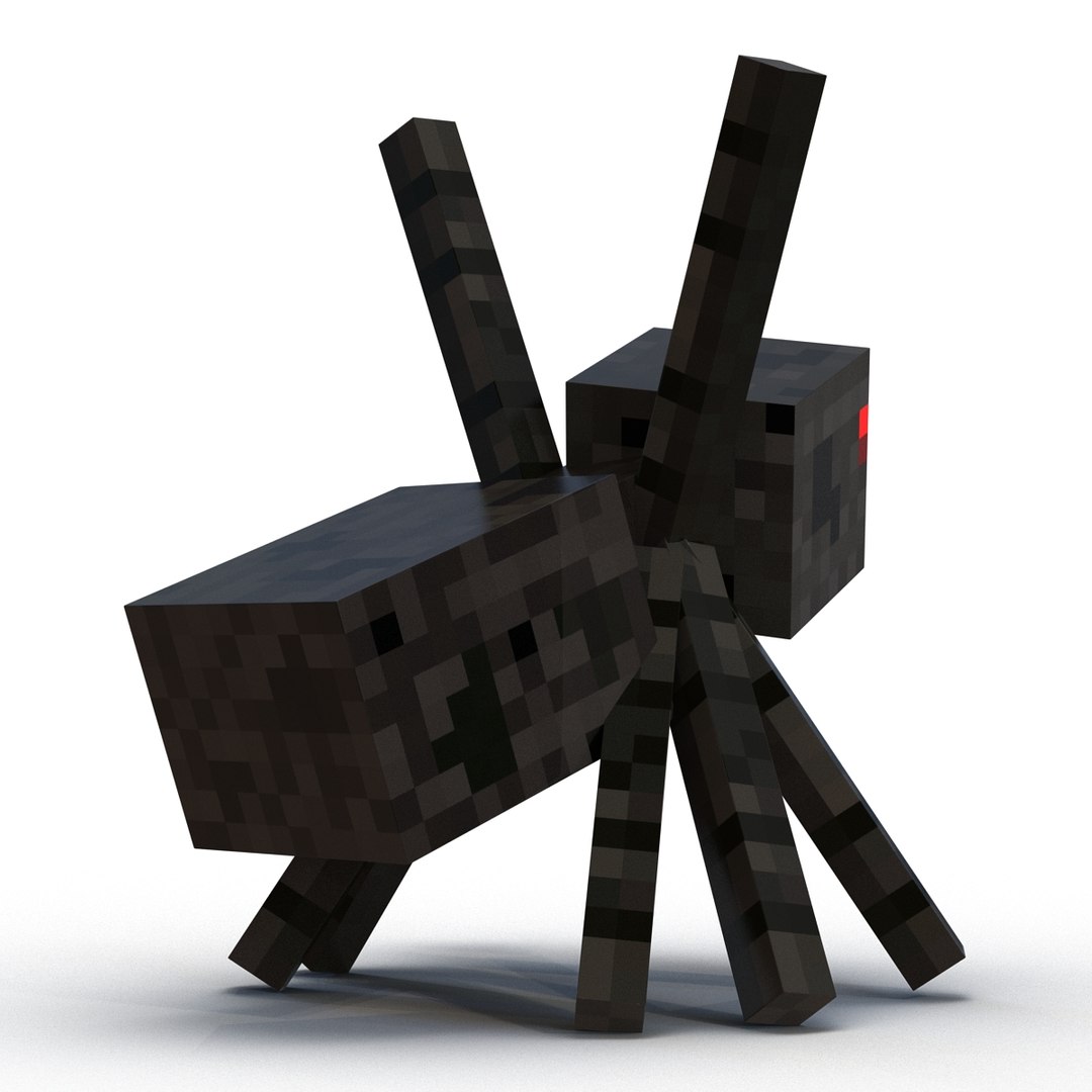 Minecraft Spider Rigged 3D Model - TurboSquid 1503504
