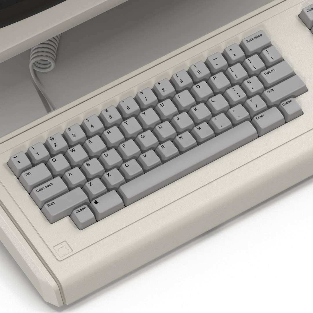 3d apple lisa model