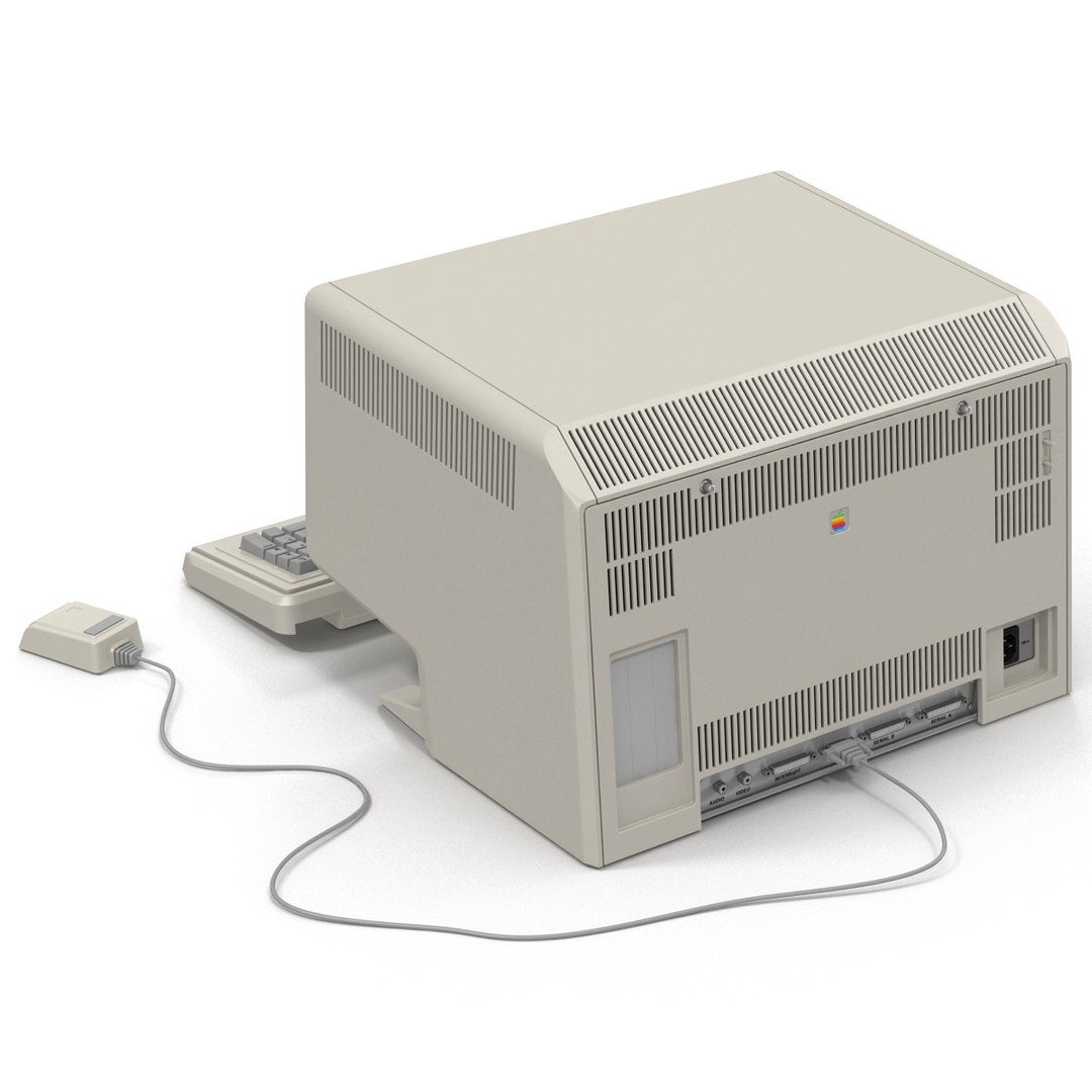 3d apple lisa model