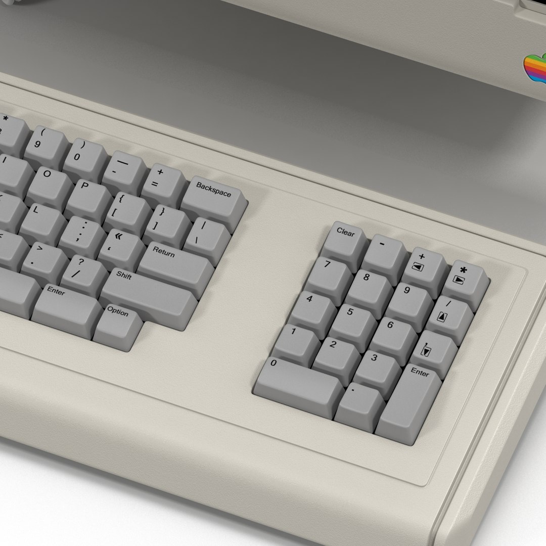 3d apple lisa model