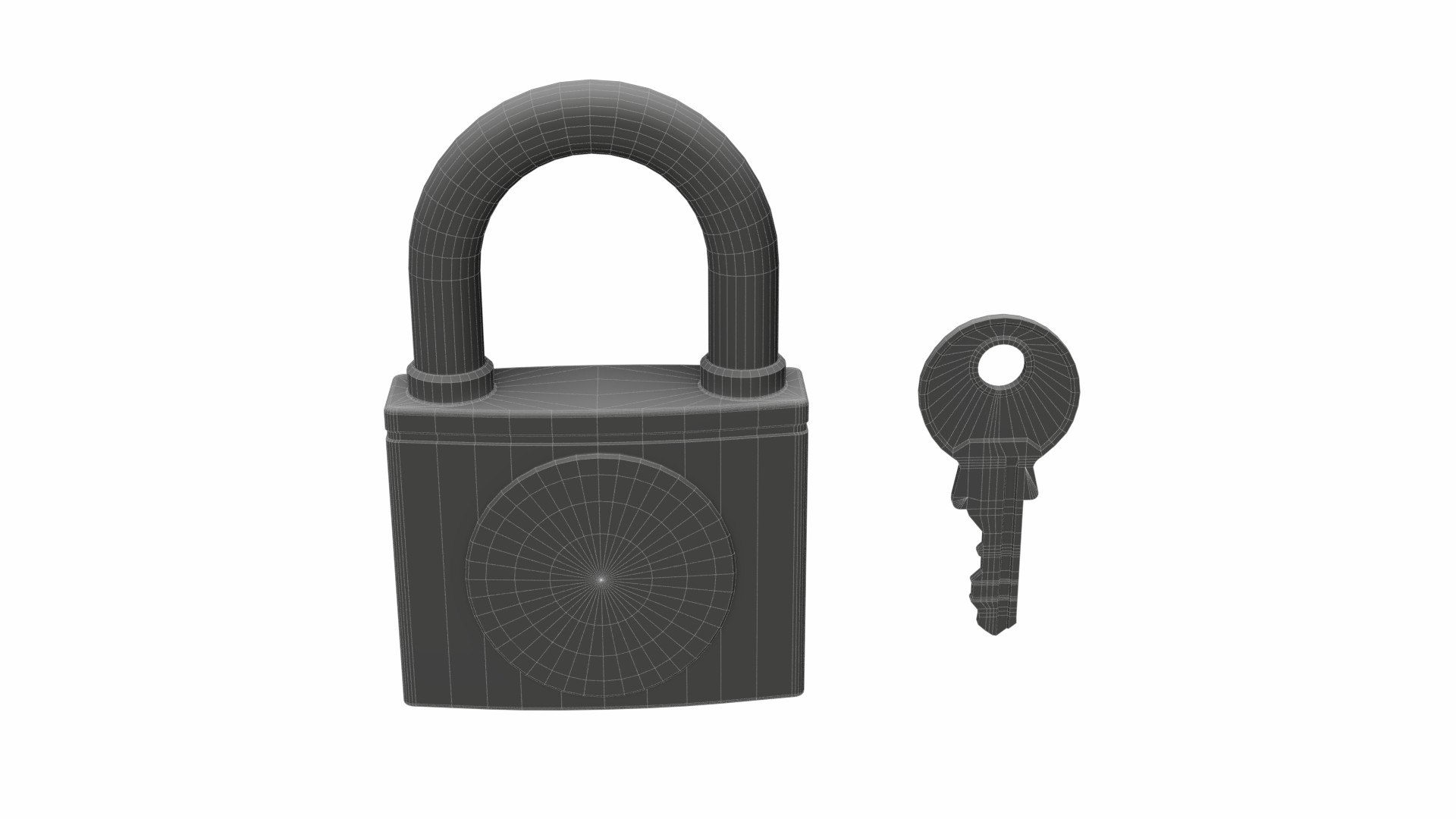 Padlock 3D - TurboSquid 1909724