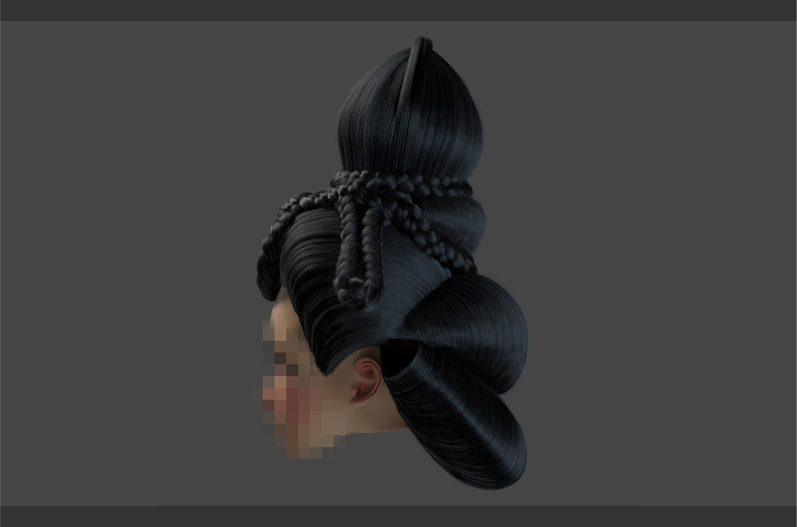 Hairstyle model - TurboSquid 1272313