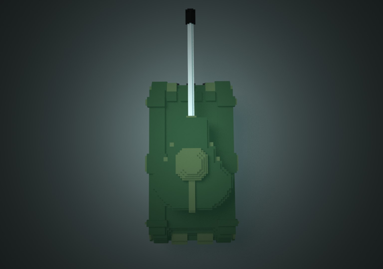 War Tank Voxel Low-poly 3D Model - TurboSquid 1262113