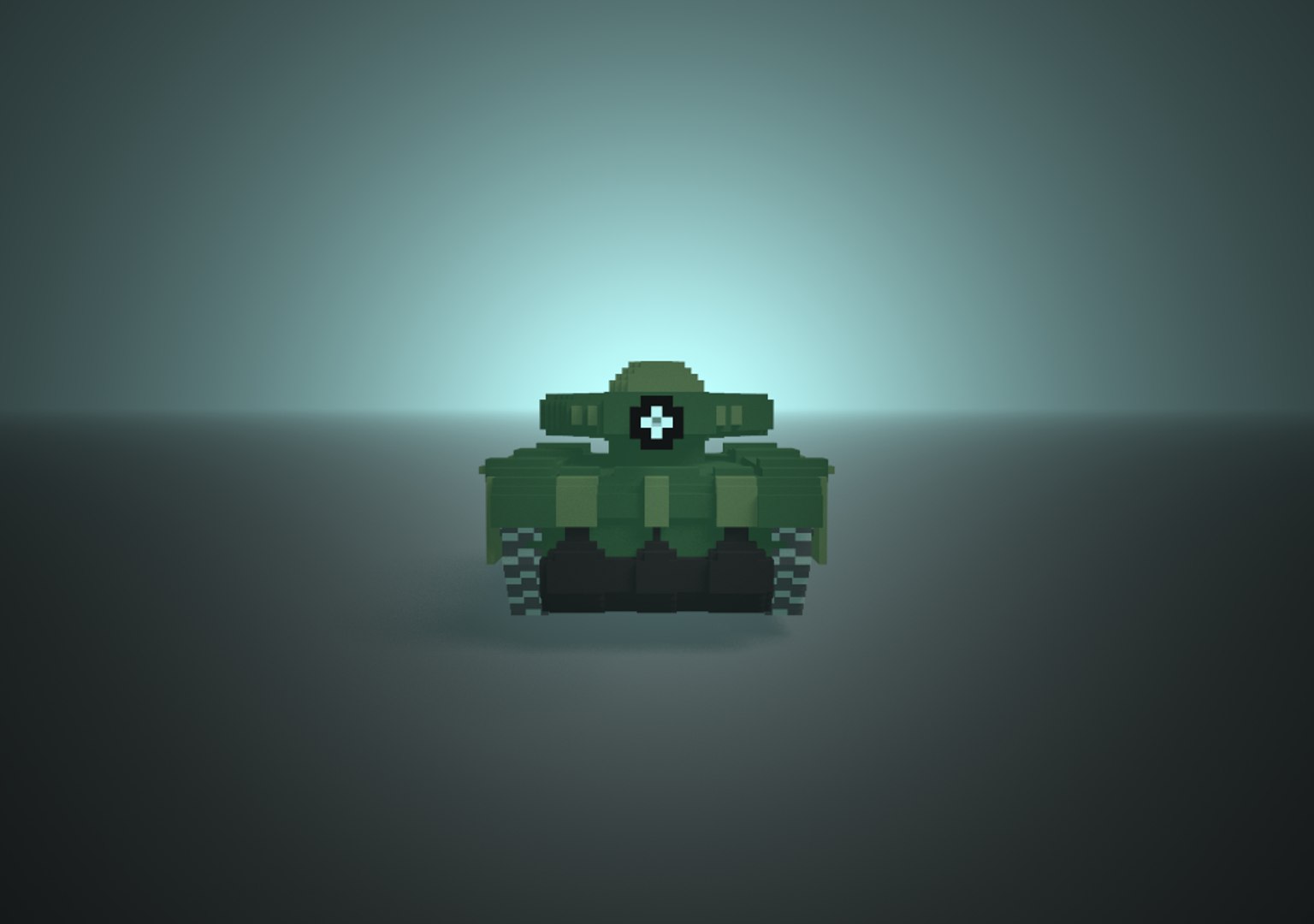 War Tank Voxel Low-poly 3D Model - TurboSquid 1262113