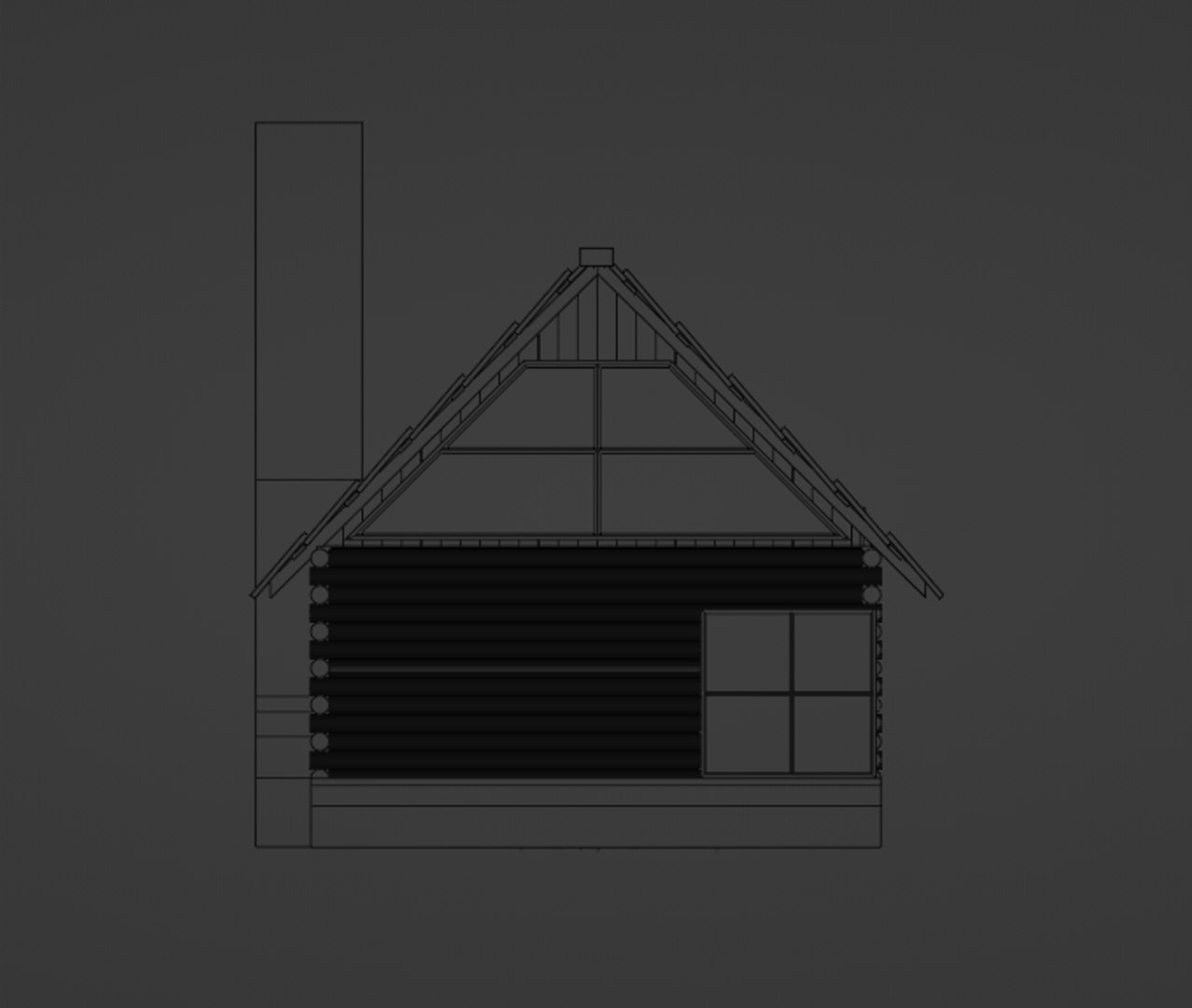 Log Cabin Collection 3D model - TurboSquid 2054226