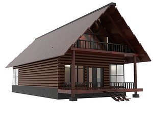 Collection Log Cabin 3D Models for Download | TurboSquid
