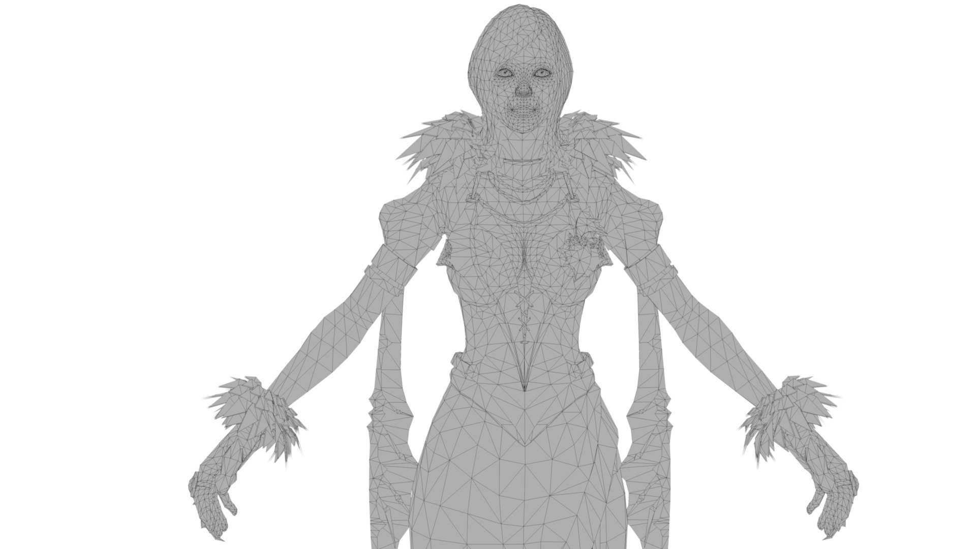 3D Female Fire Mage Rigged - TurboSquid 1835639