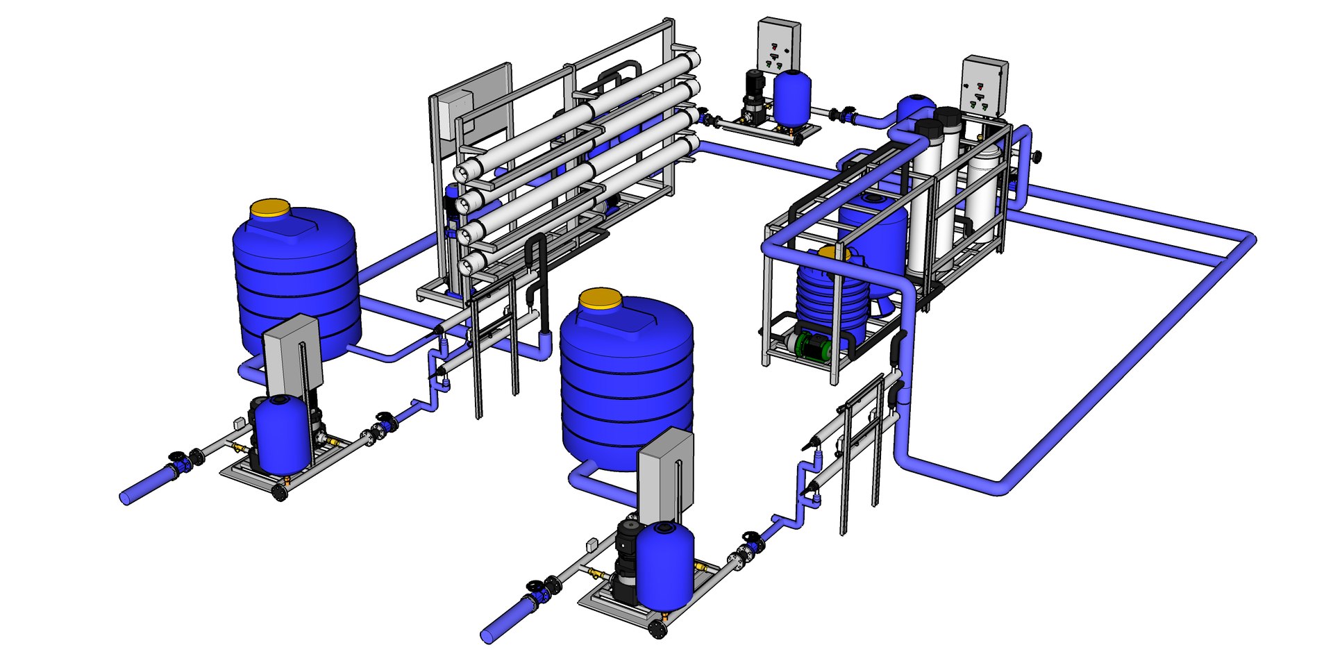 3D Water Station Pumps - TurboSquid 1275255