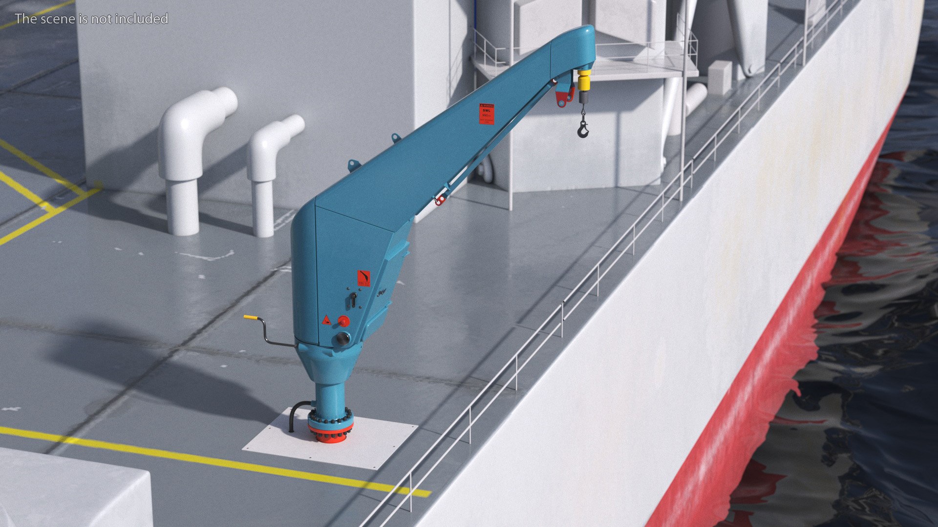 3D Crane For Offshore Platform - TurboSquid 2304587