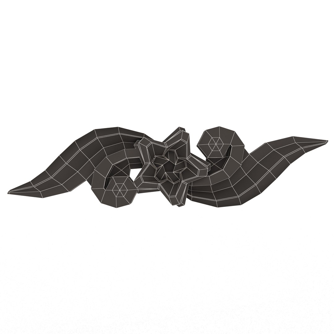 Carved Plaster Molding Decoration 051 3D Model - TurboSquid 2324924