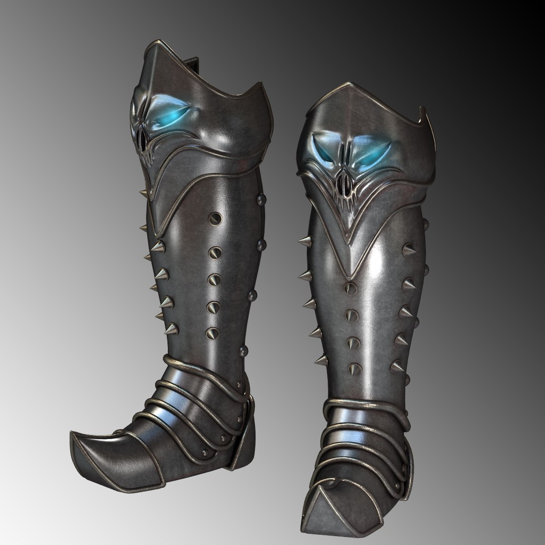 Jackboot Boot Fantasy 3d Model