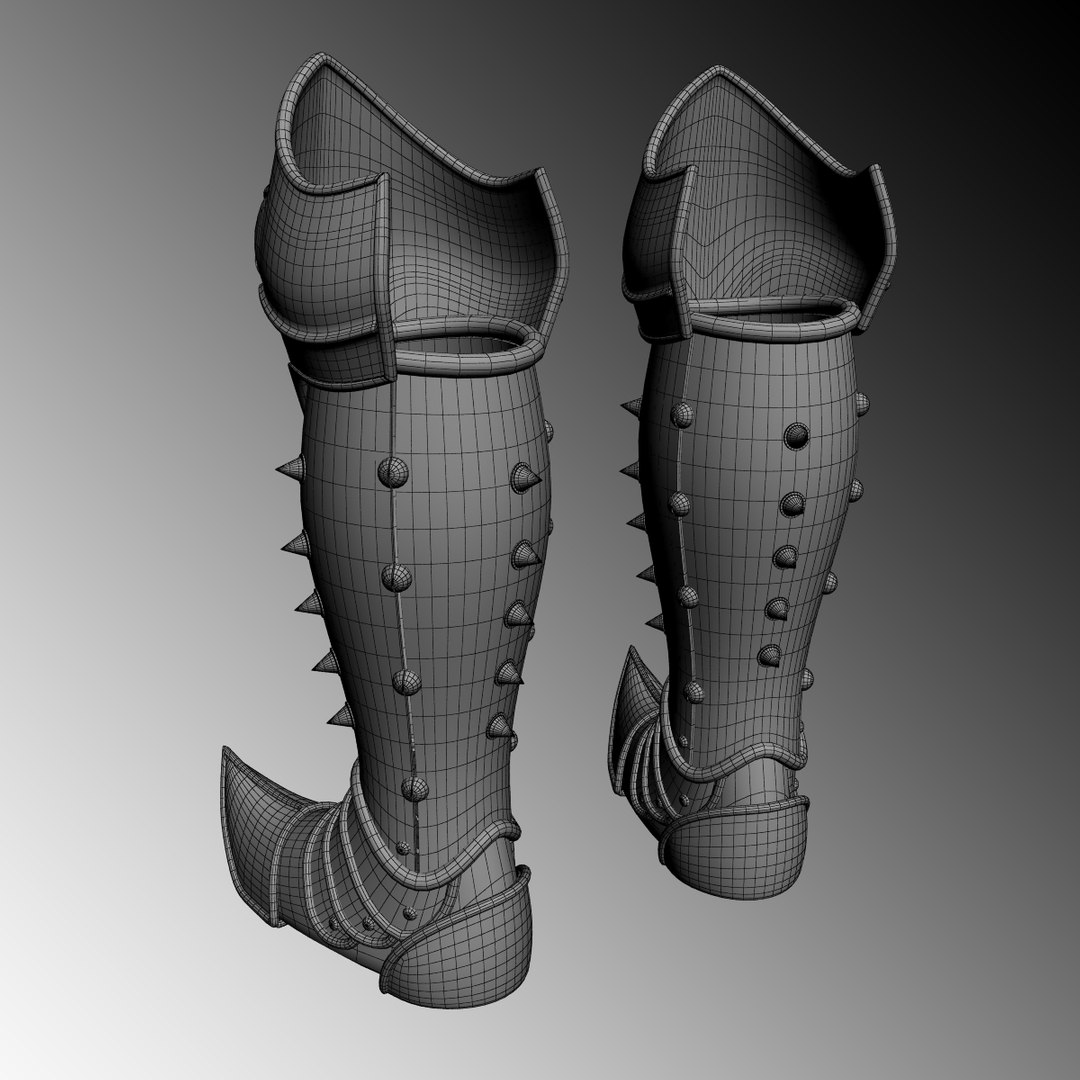 Jackboot Boot Fantasy 3d Model