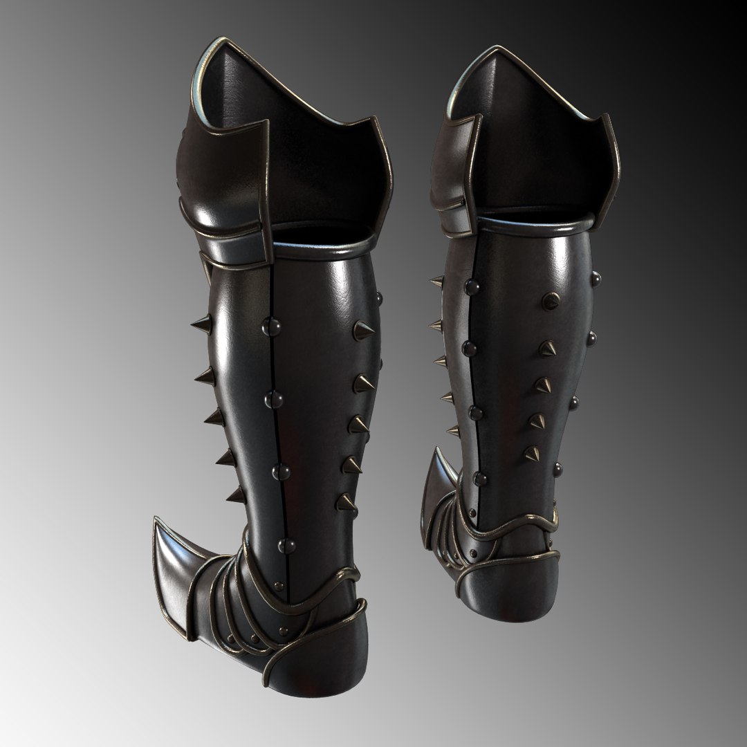 Jackboot Boot Fantasy 3d Model