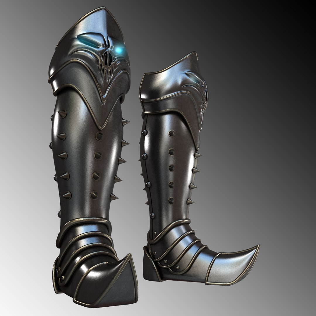 Jackboot Boot Fantasy 3d Model