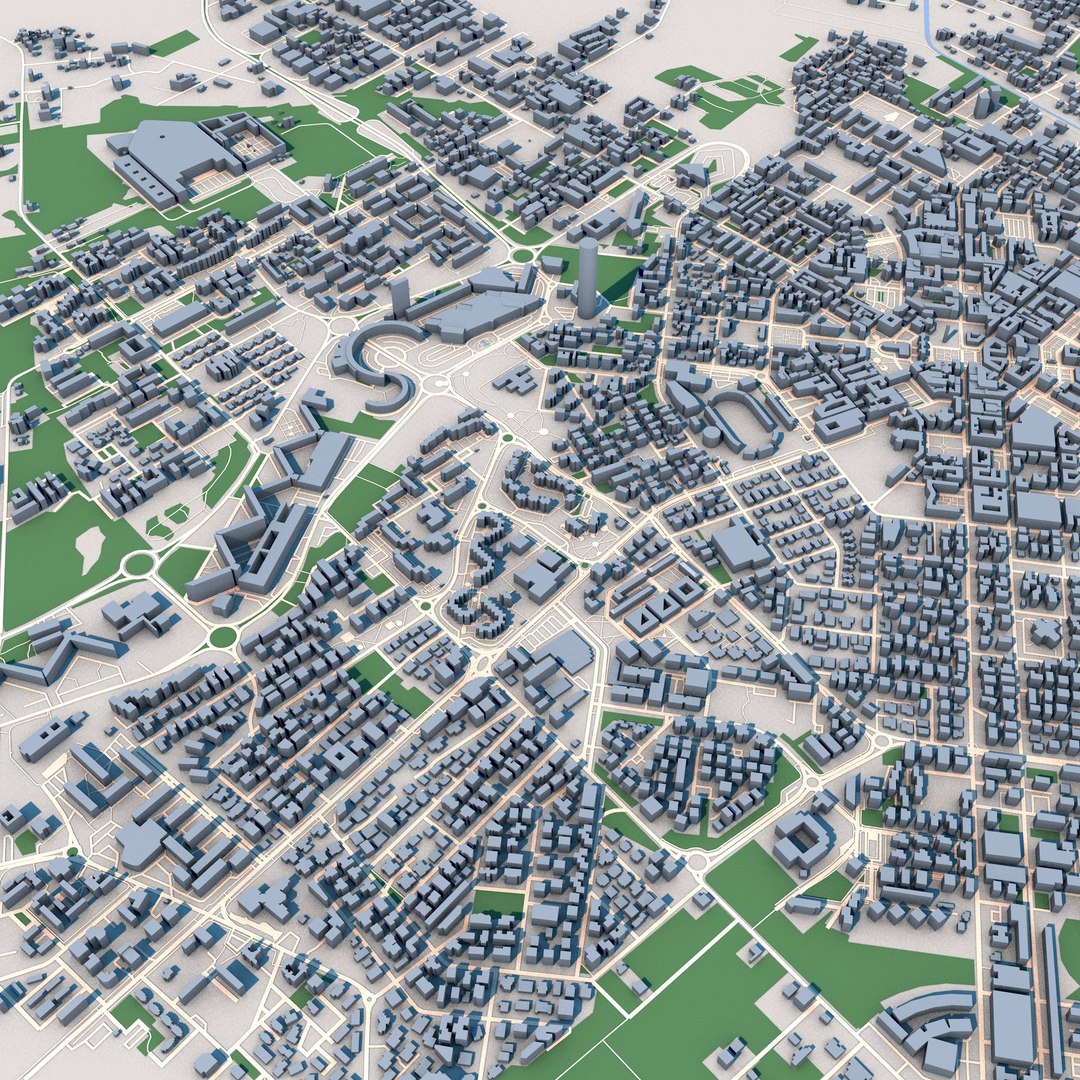 Latina City Italy 3D Model - TurboSquid 2357957