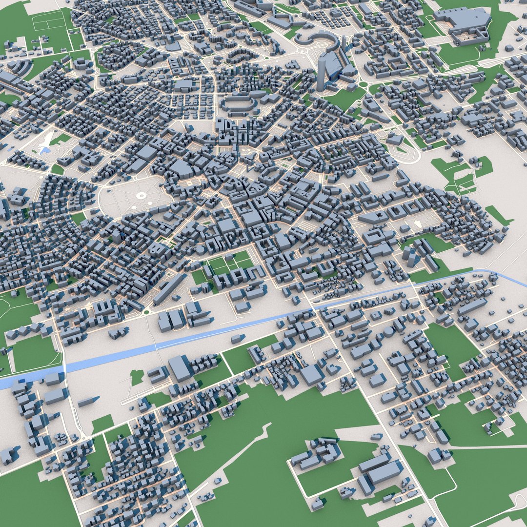 Latina City Italy 3D Model - TurboSquid 2357957