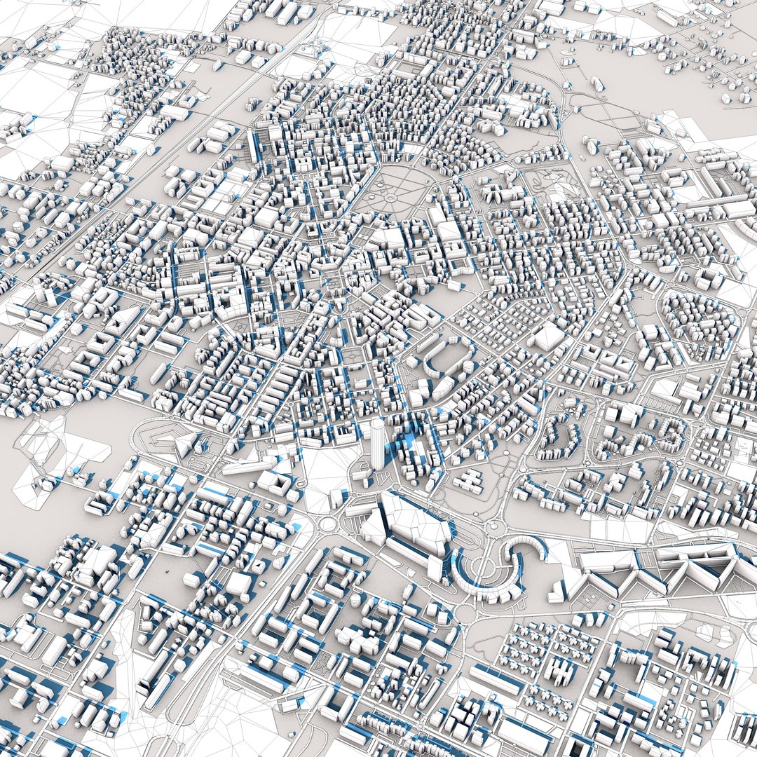 Latina City Italy 3D Model - TurboSquid 2357957