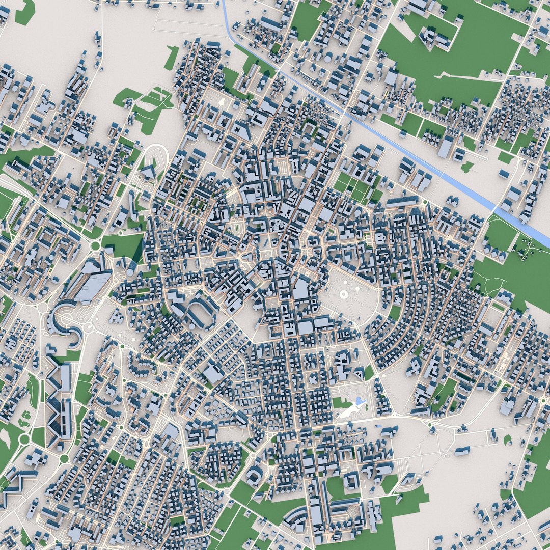 Latina City Italy 3D Model - TurboSquid 2357957