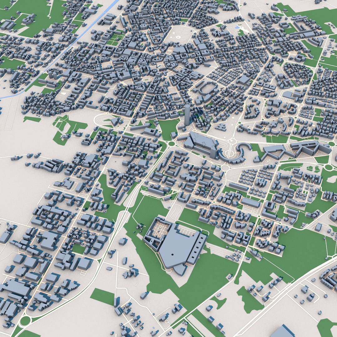 Latina City Italy 3D Model - TurboSquid 2357957