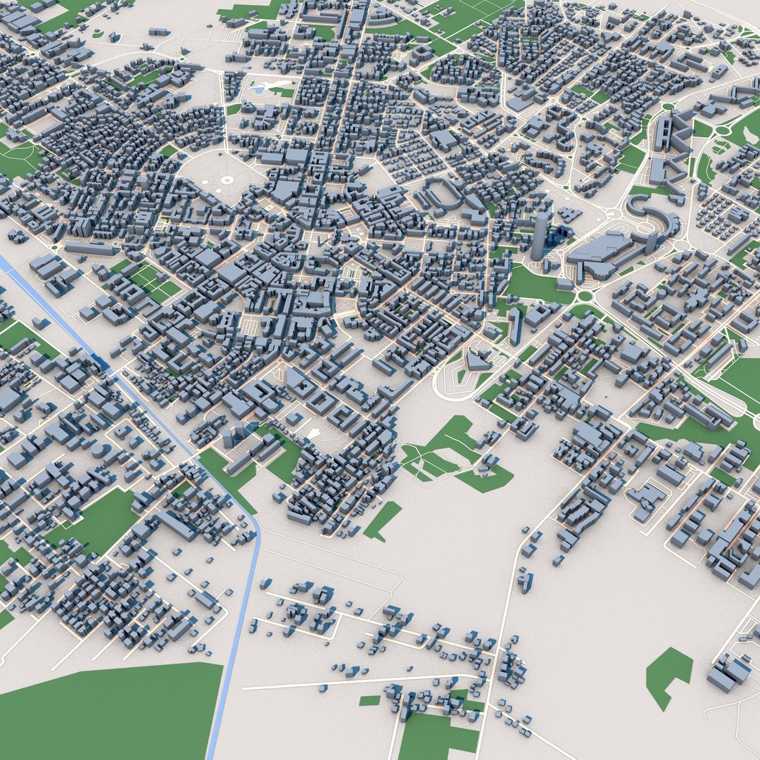 Latina City Italy 3D Model - TurboSquid 2357957