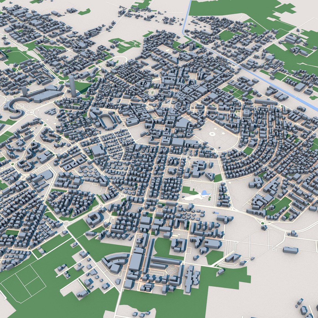 Latina City Italy 3D Model - TurboSquid 2357957