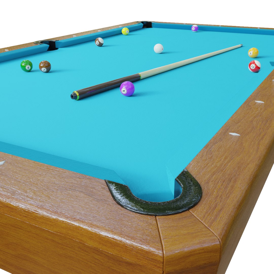 3D Pool Table Official - TurboSquid 1593807