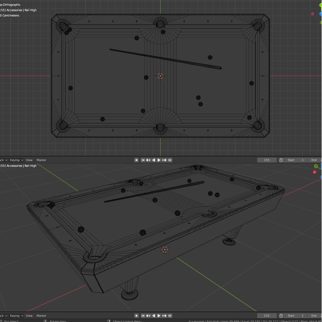 3D Pool Table Official - TurboSquid 1593807