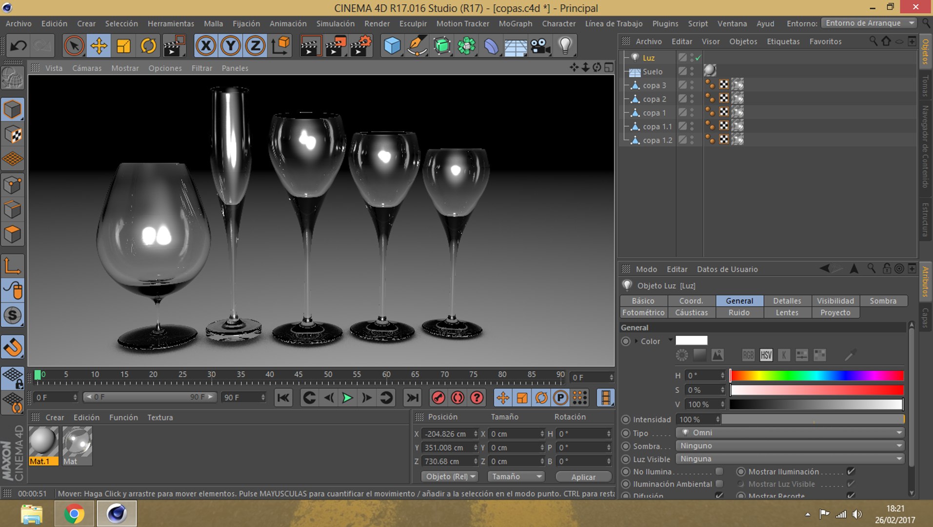 Copas Cups 3d C4d