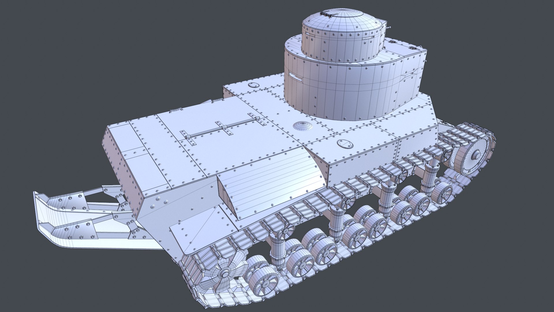 Soviet T-24 3D Model - TurboSquid 1395955