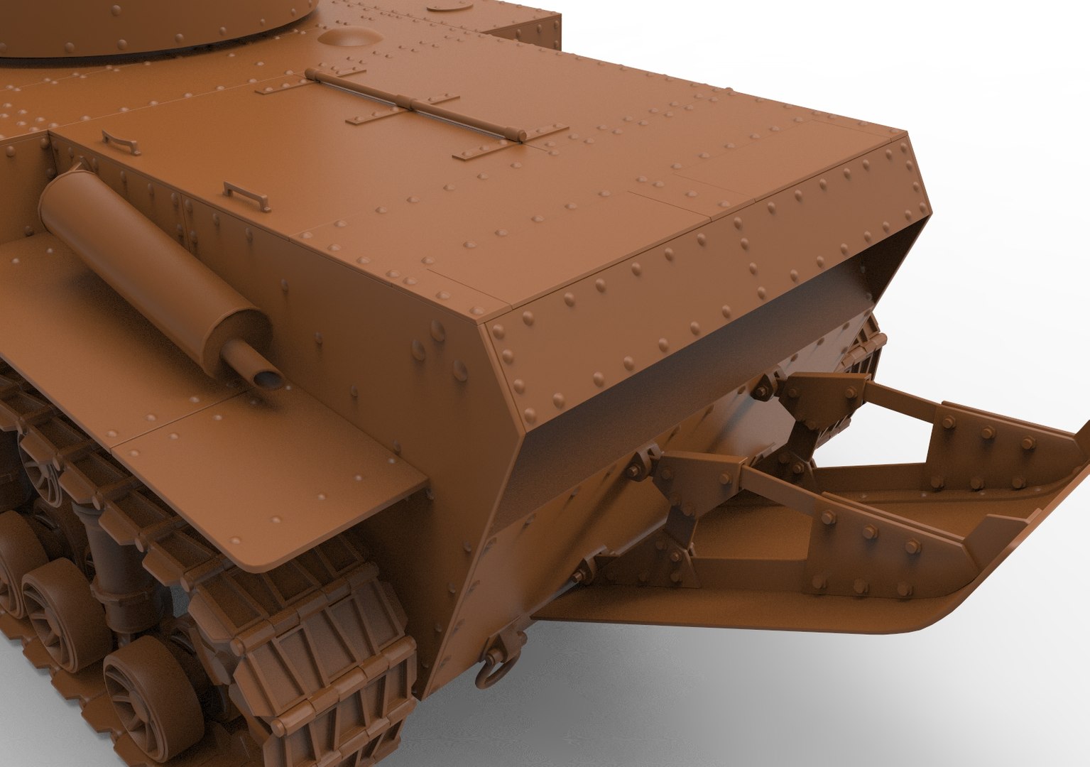 Soviet T-24 3D Model - TurboSquid 1395955